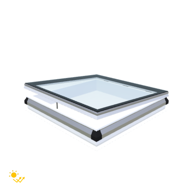 Buy iWindow Solar Powered - Opening Flat Roof Window - Complete Set ...